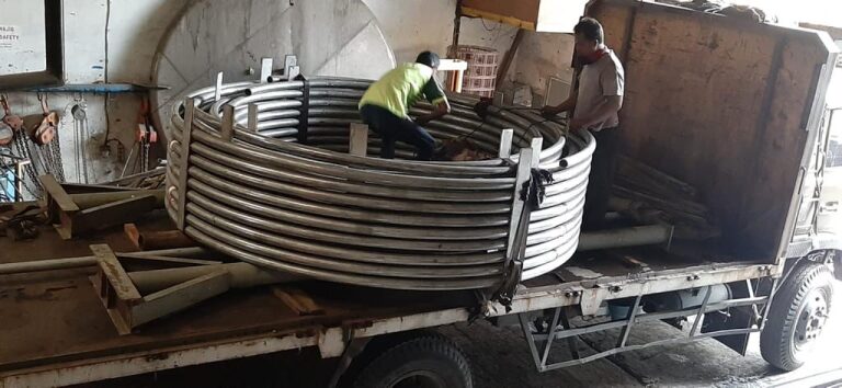 Fabrication Steam Coil Tank - PT Limas Anugrah Steel